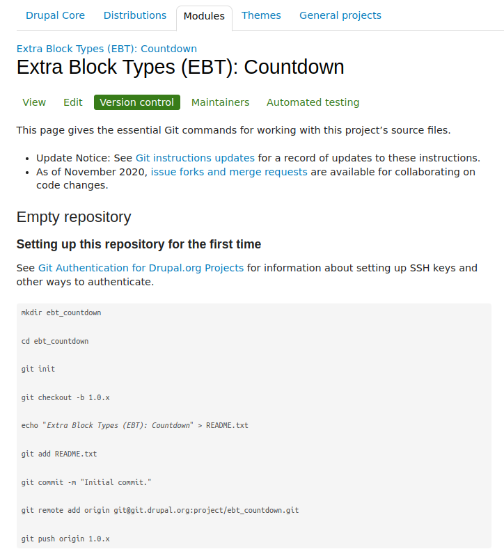 Creating new EBT modules | Drupal Book